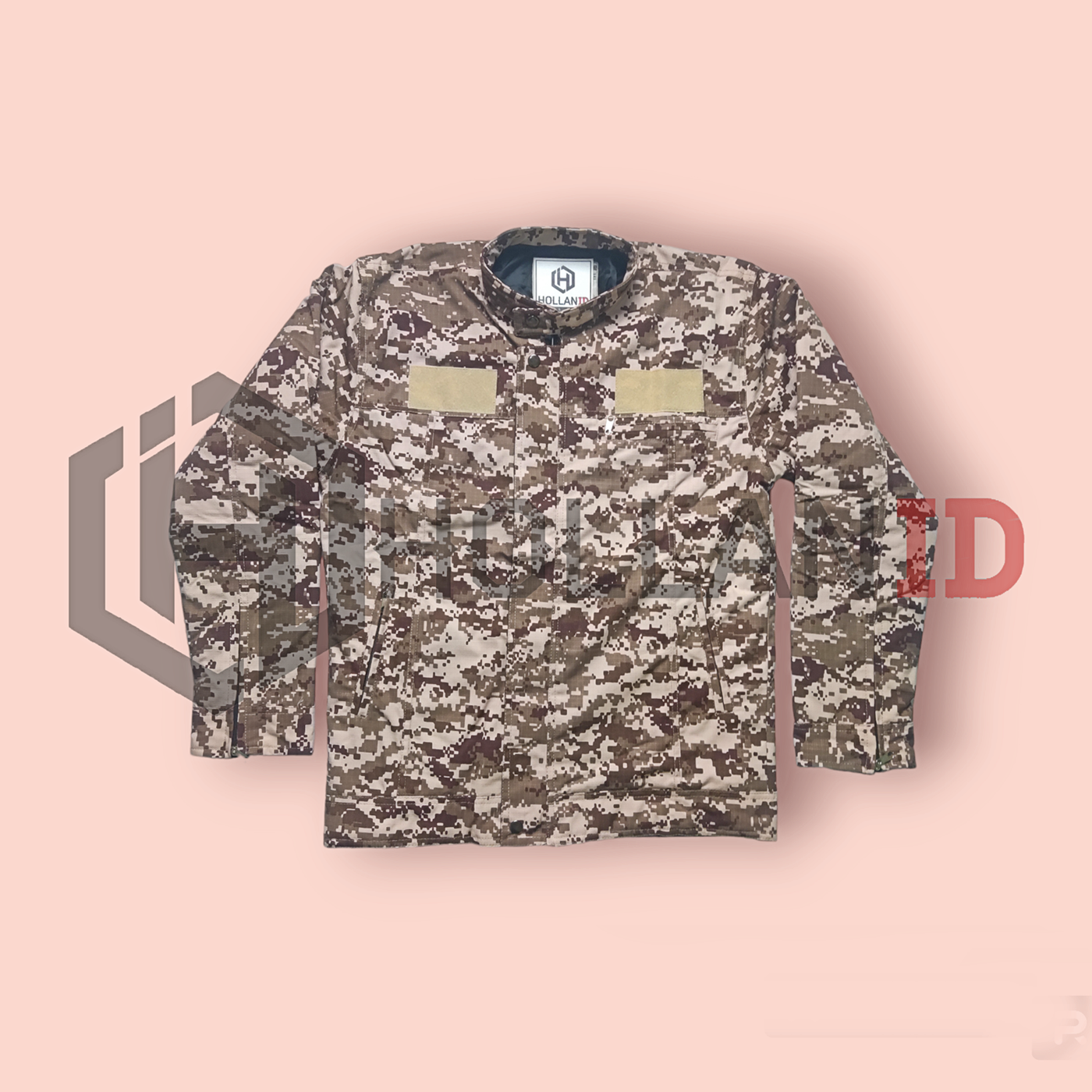 Jaket Abg Tentara Coklat Loreng Gurun Digital Army Camo Tactical