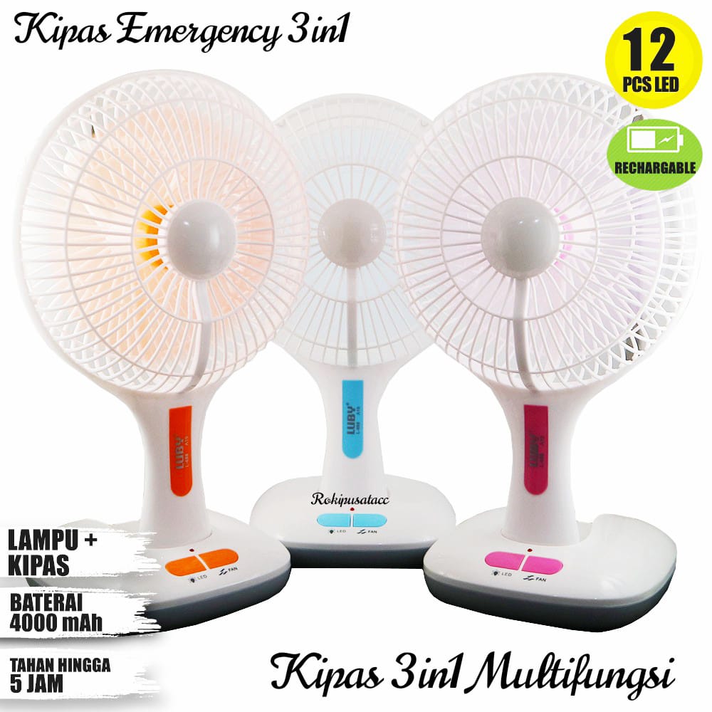 Kipas Angin Meja Fungsi AC/DC Bisa Digunakan Untuk Powerbank Kipas ...