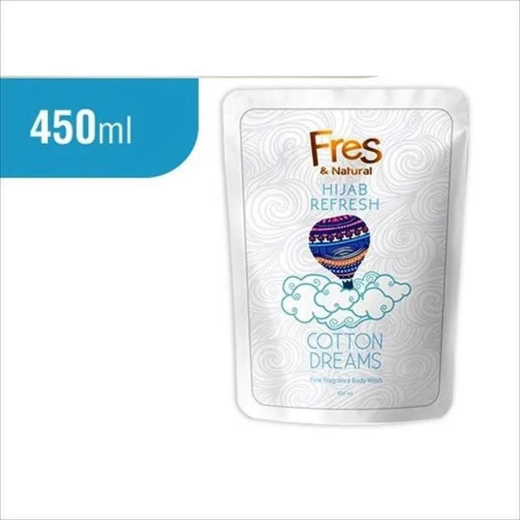 Fres & Natural Body Wash Cotton Dreams 450 ml | Lazada Indonesia