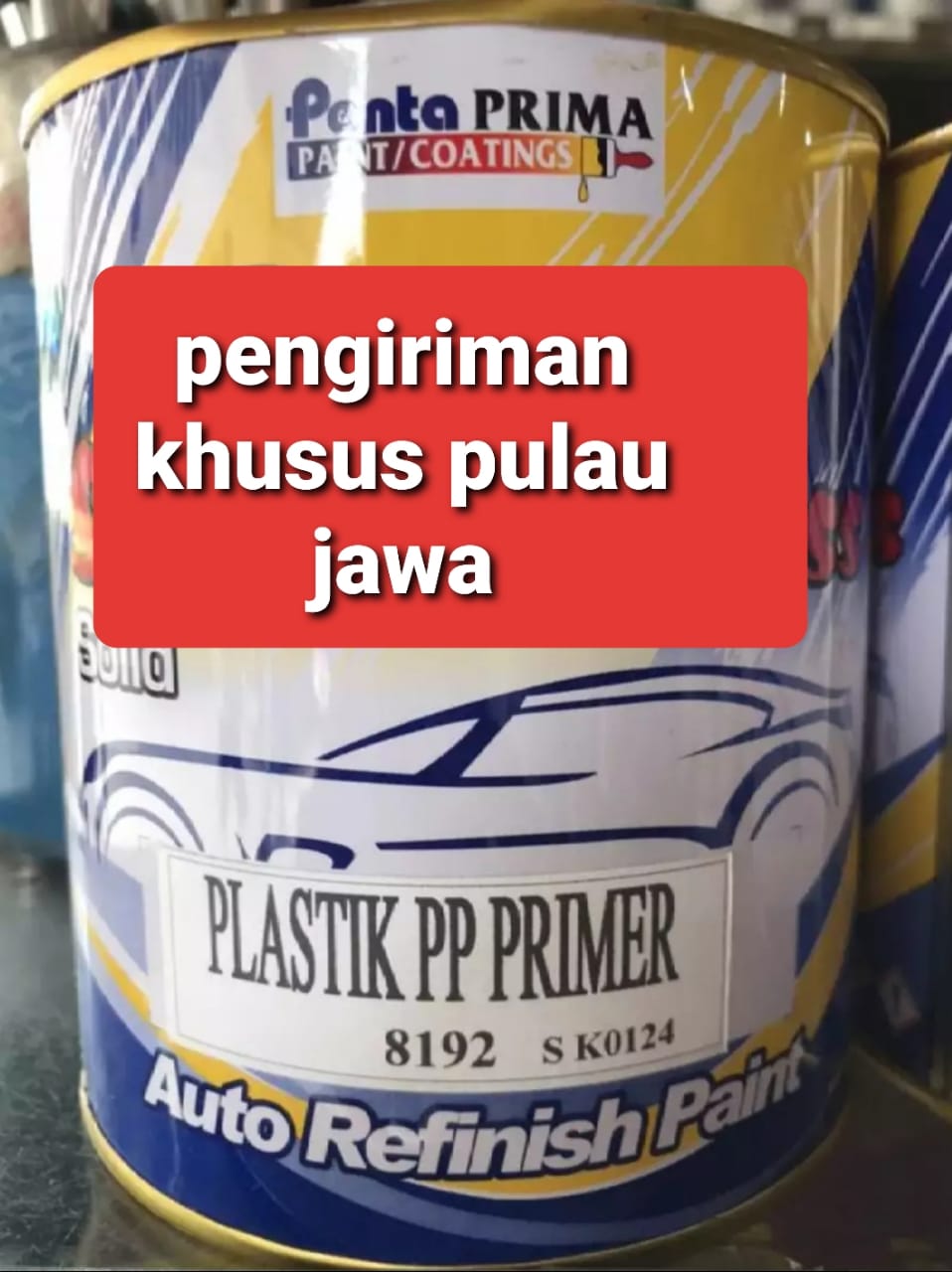 CAT PENTA SUPER GLOSS PP PLASTIK PRIMER 1 KG/ CAT DASAR DUCO OTOMOTIF ...