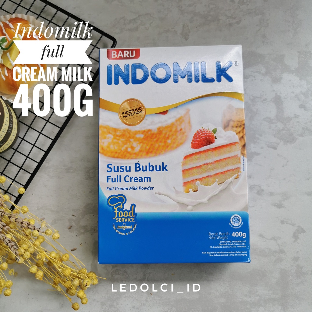 INDOMILK SUSU BUBUK FULL CREAM 400 GRAM | Lazada Indonesia
