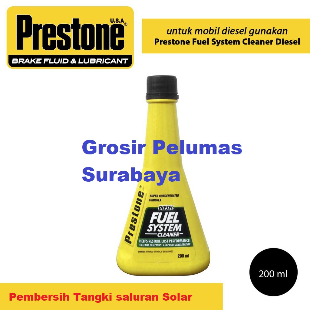Pembersih Injector Tangki SOLAR - Prestone Diesel Fuel System Cleaner ...