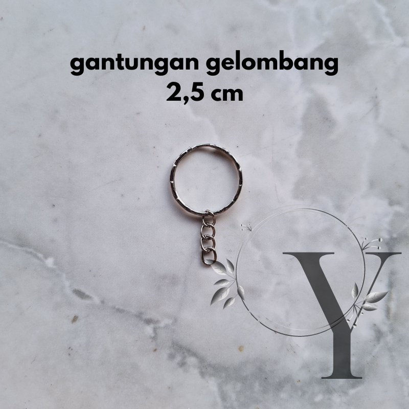 RING GANTUNGAN KUNCI DIAMETER 2,5 CM - 2,8 CM PIPIH TEBAL ULIR ...