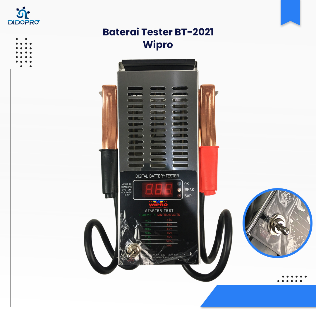 Battery Tester Digital BT 2021 WIPRO | Lazada Indonesia