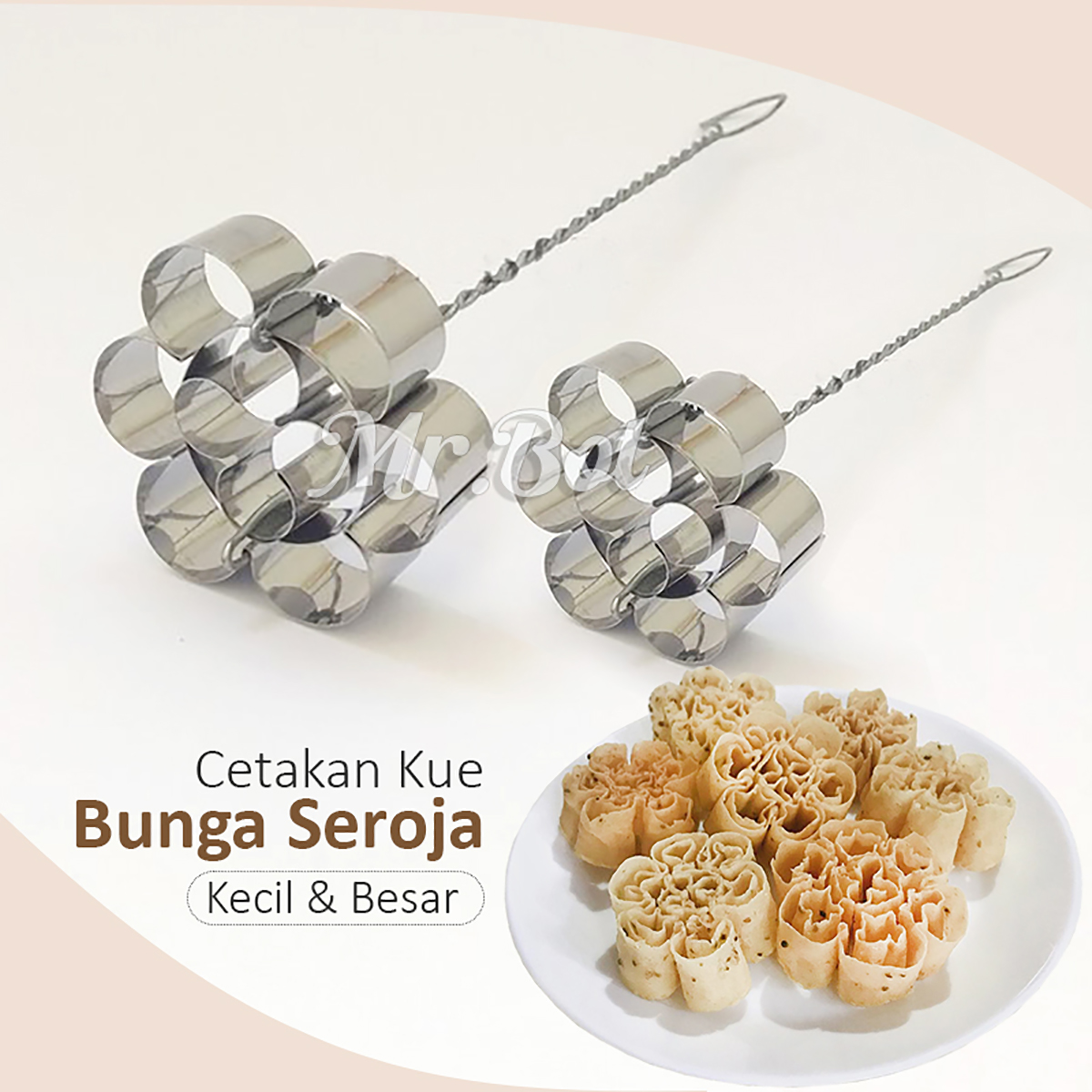 Cetakan Kue Bunga Seroja Kembang Seroja Full Stainless | Lazada Indonesia