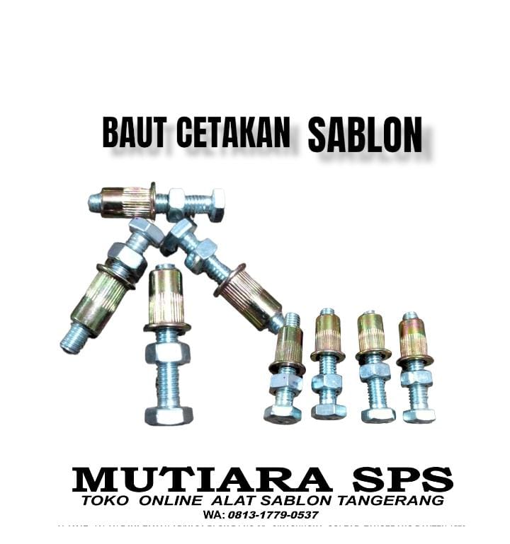 baut screen alumunium sablon rell alat sablon | Lazada Indonesia