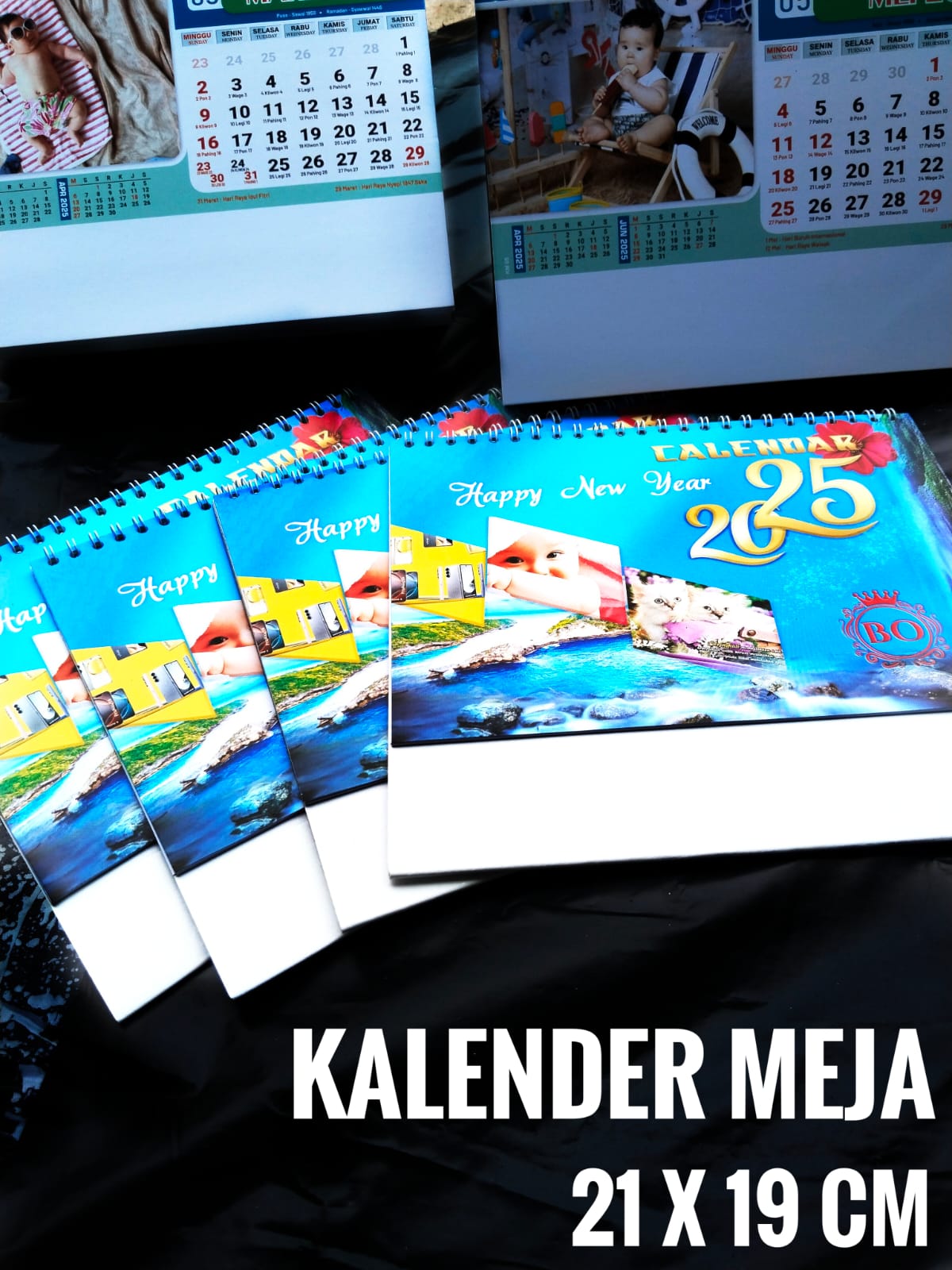 Kalender Meja tahun2025 Kalender Duduk th 2025 / kalender Meja 2025 ...