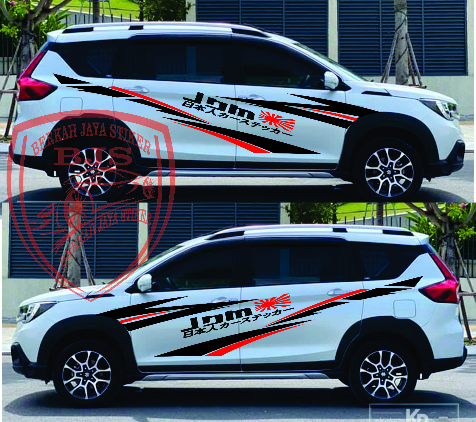 CUTTING STICKER STIKER MOBIL SUZUKI XL7 ERTIGA STICKER MOBIL LIST ...
