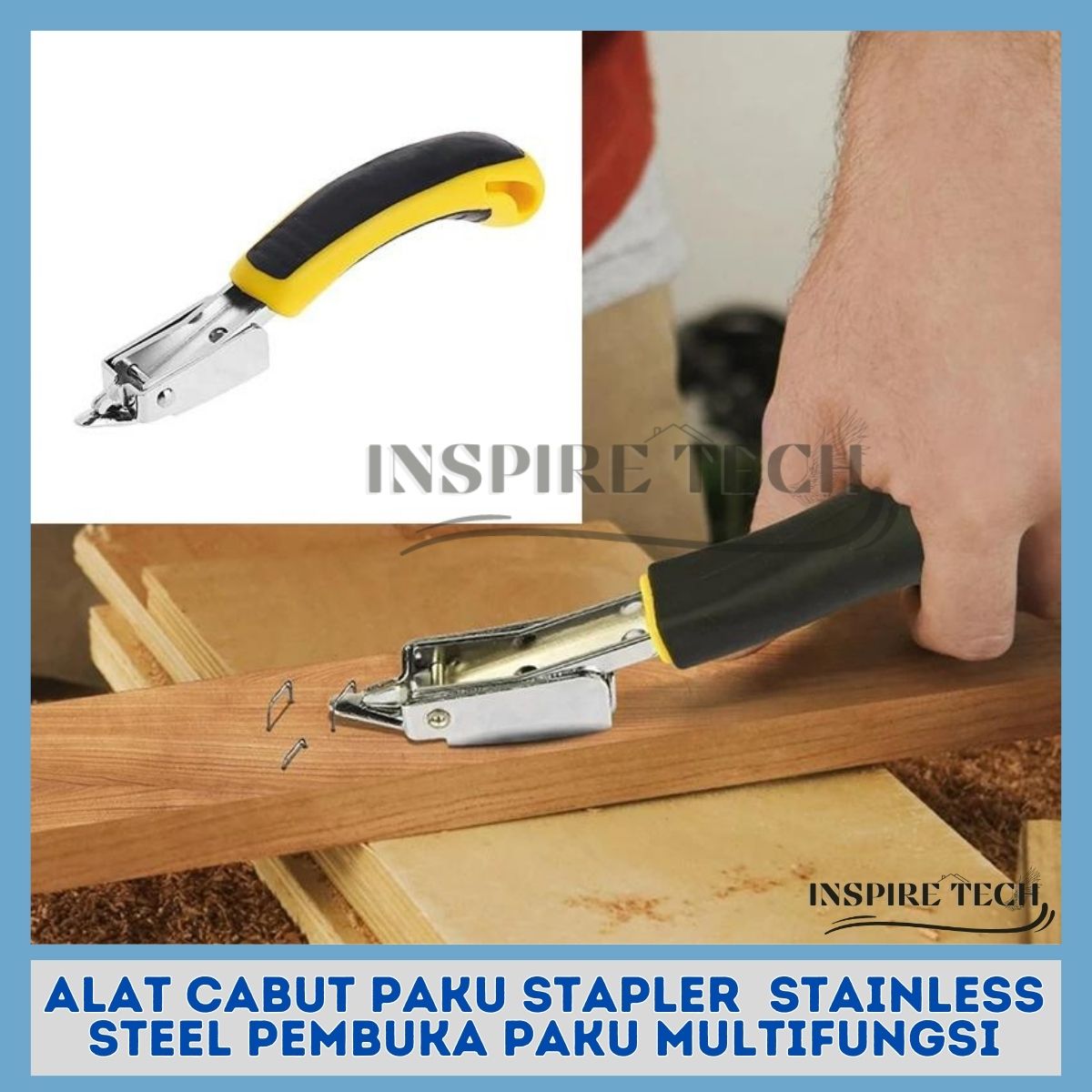 Alat Cabut Paku Stapler Stainless Steel Pembuka Paku Multifungsi ...