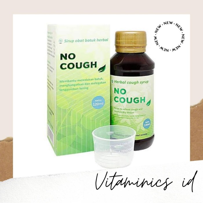 No Cough / Obat Batuk Herbal 120ml 120 ml | Lazada Indonesia