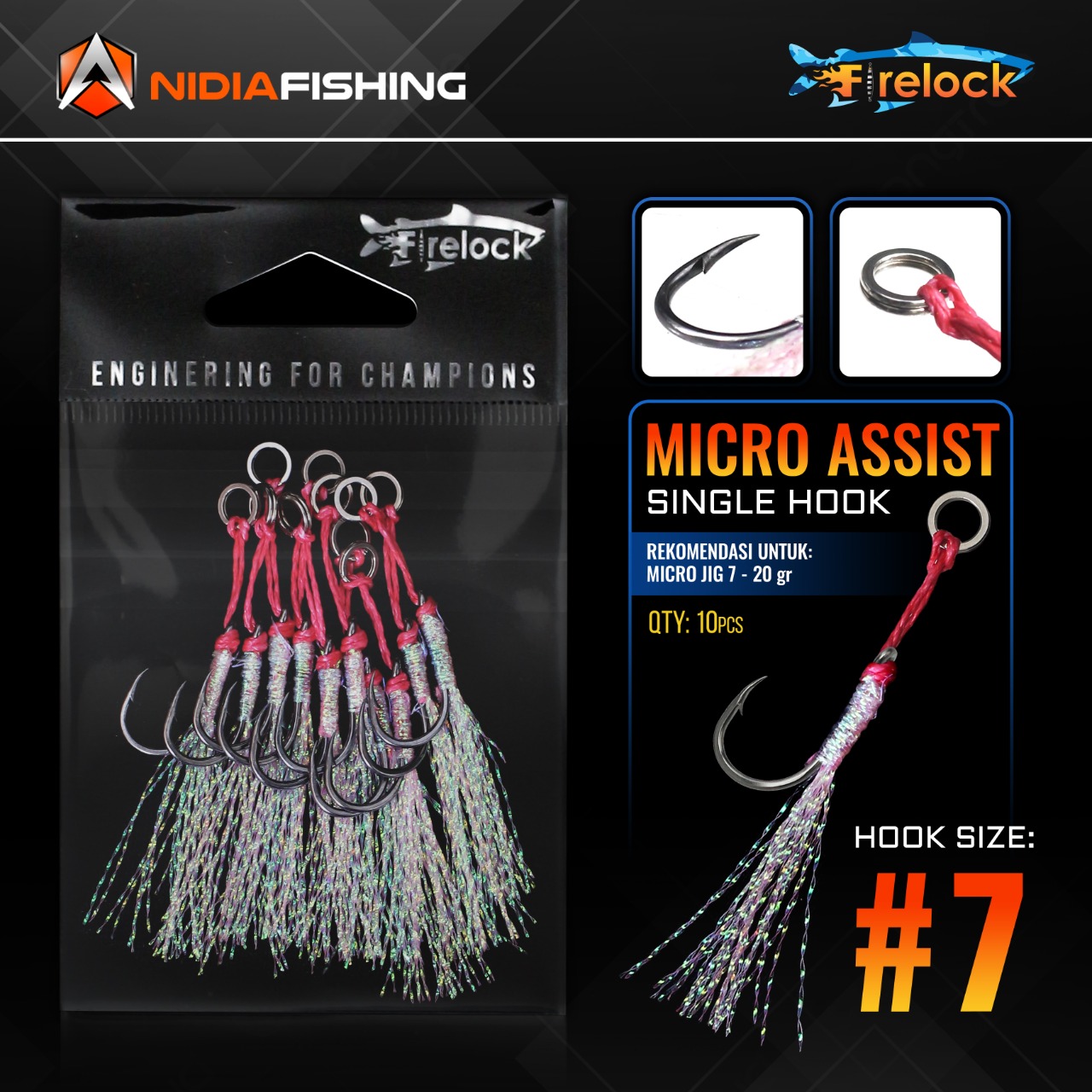 Firelock Micro Assist Single Hook | Lazada Indonesia