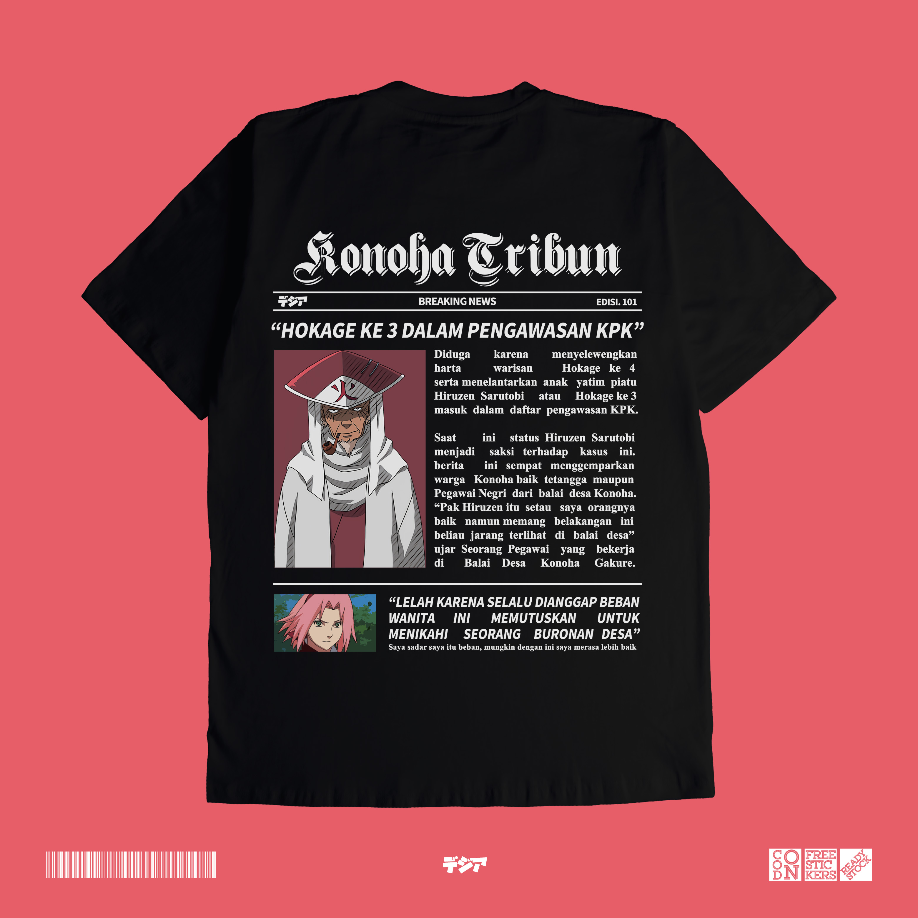 Konoha Tribun Meme Hokage 3 KPK Naruto Boruto Sakura Beban Kaos Anime ...