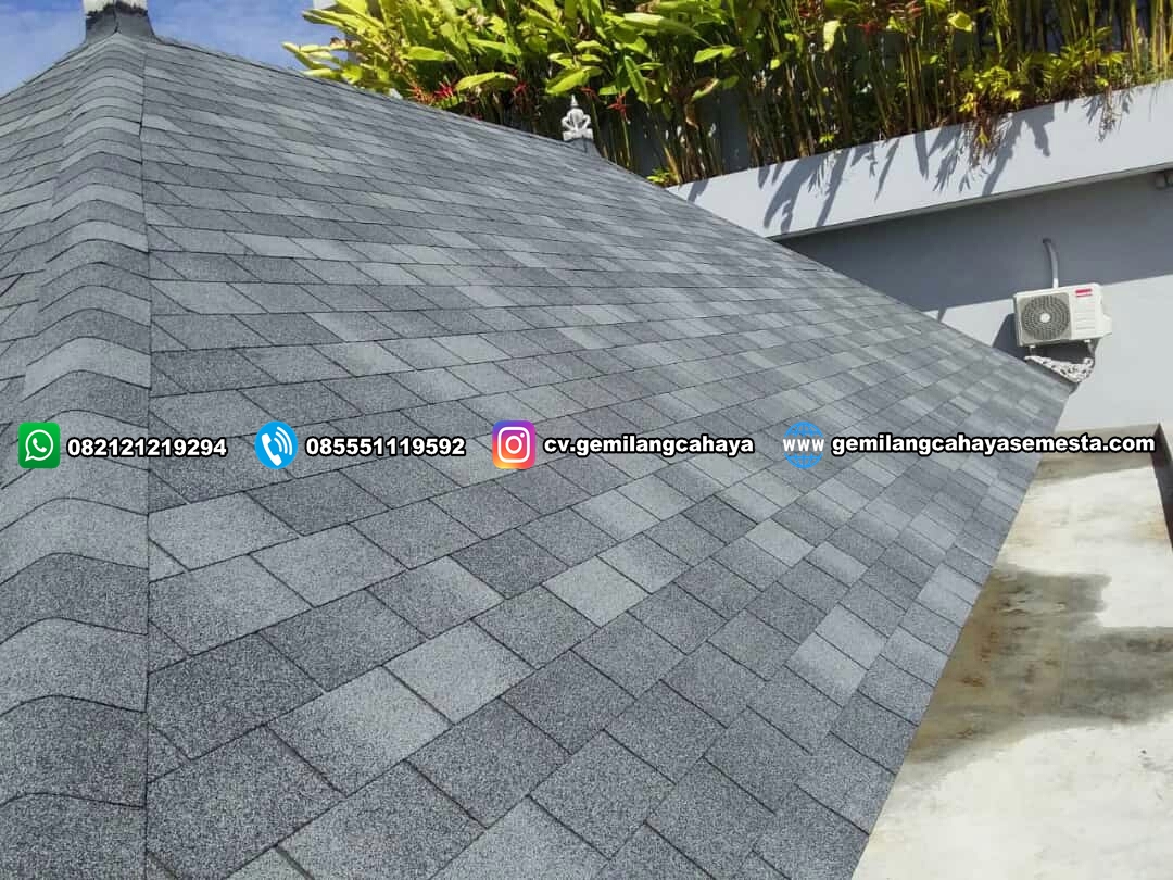 Bali Bitumen | Asphalt Shingles | Genteng Aspal Flat ( Atap Sirap ...