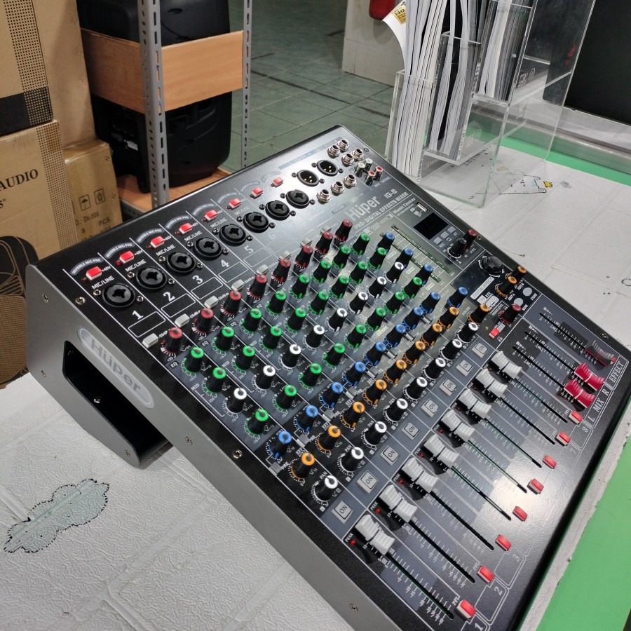Mixer Audio HUPER IG-8 / HUPER IG8 / IG 8 Original 8 Channel USB ...