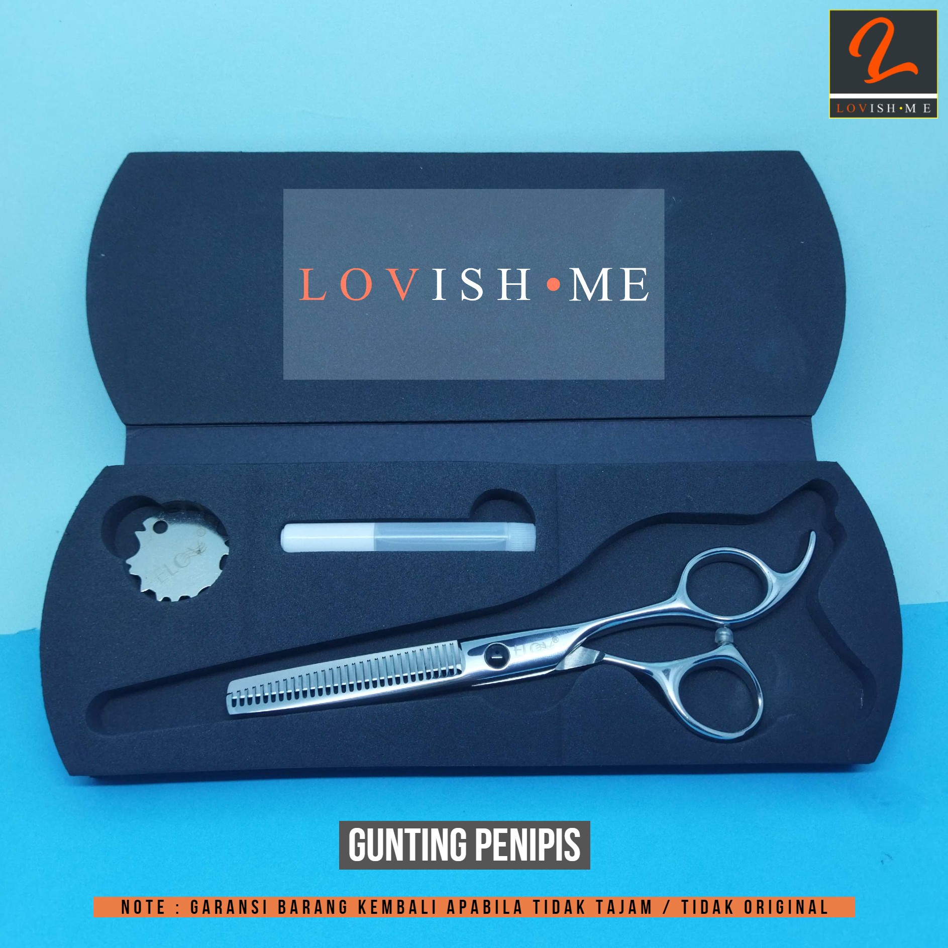 Gunting Sasak Elov Premium - Gunting penipis model terbaru Sangat tajam ...