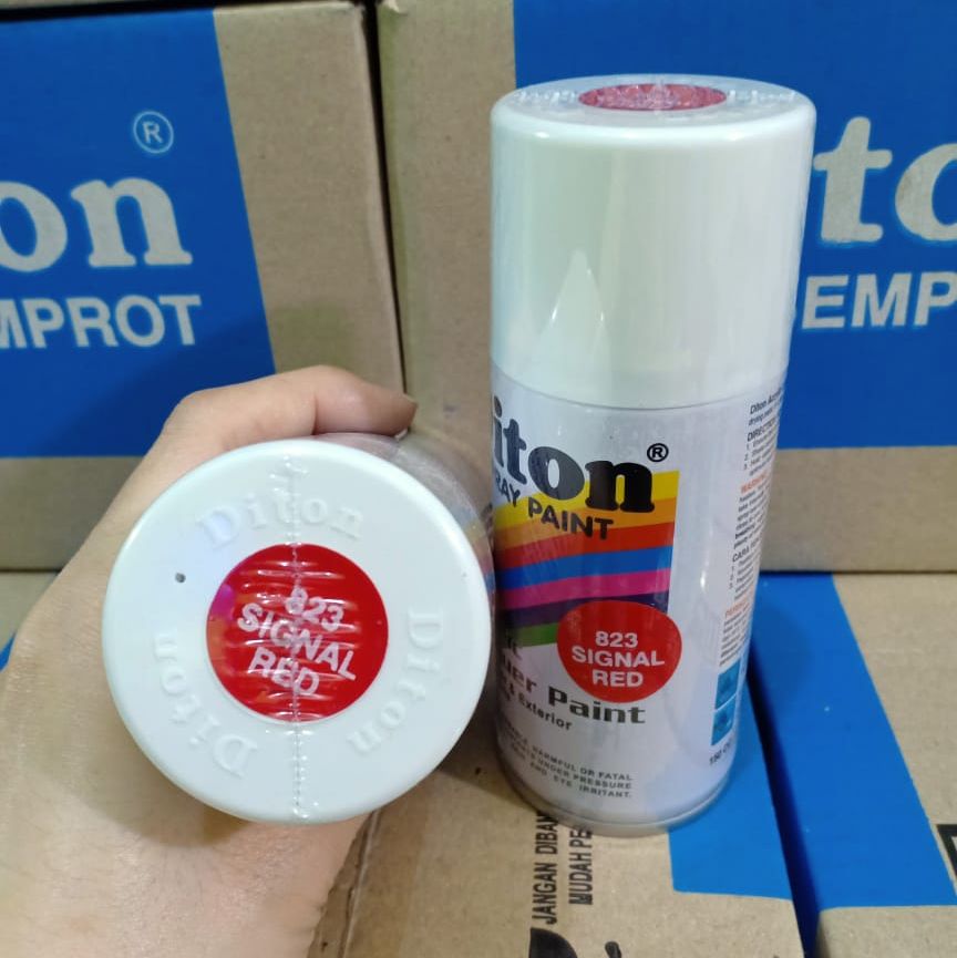 Pilox Cat Semprot DITON Spray Paint Acrylic Lacquer Paint - 823 Signal ...