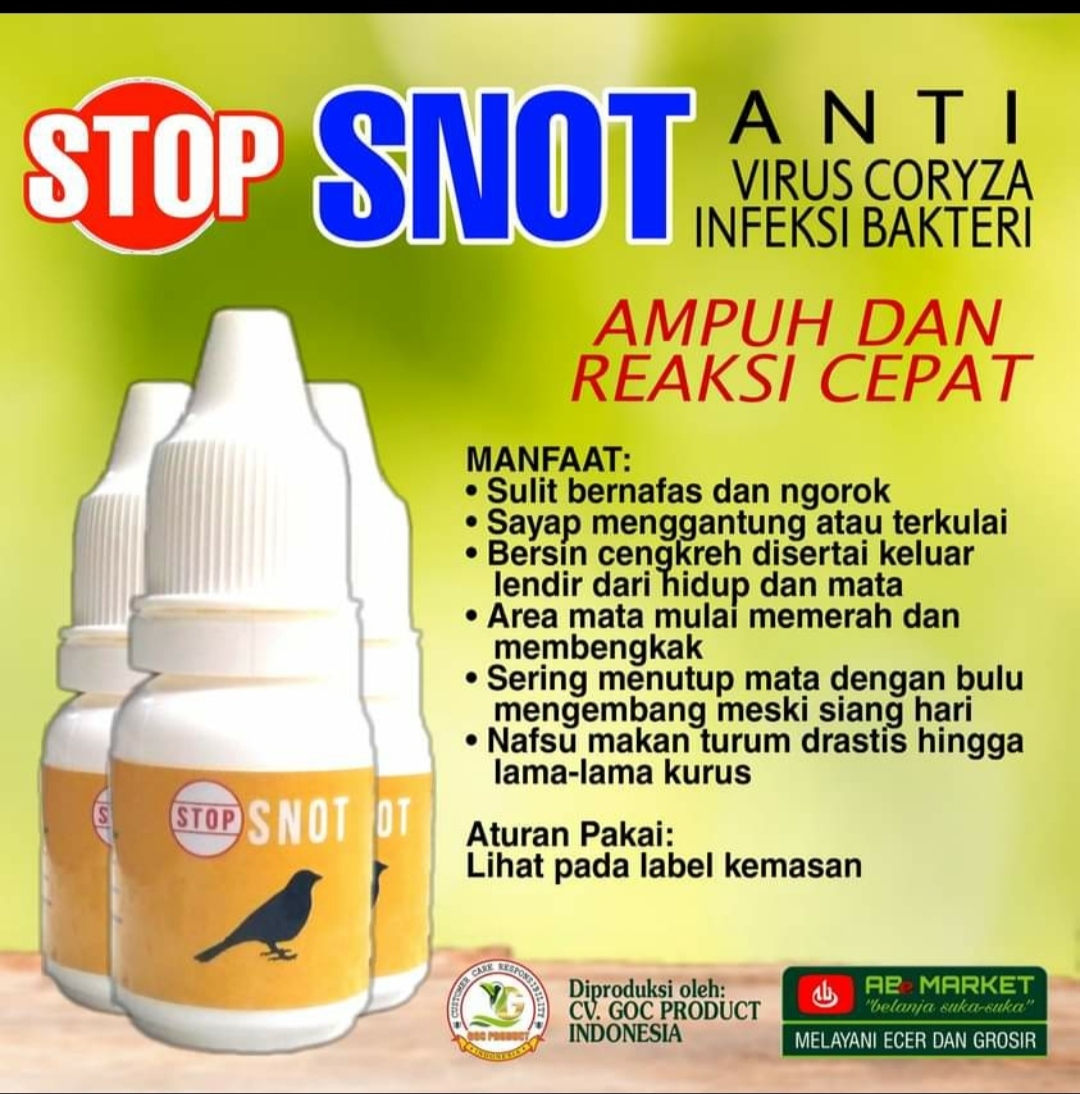 stop snot obat burung mata berair dan gejala snot | Lazada Indonesia