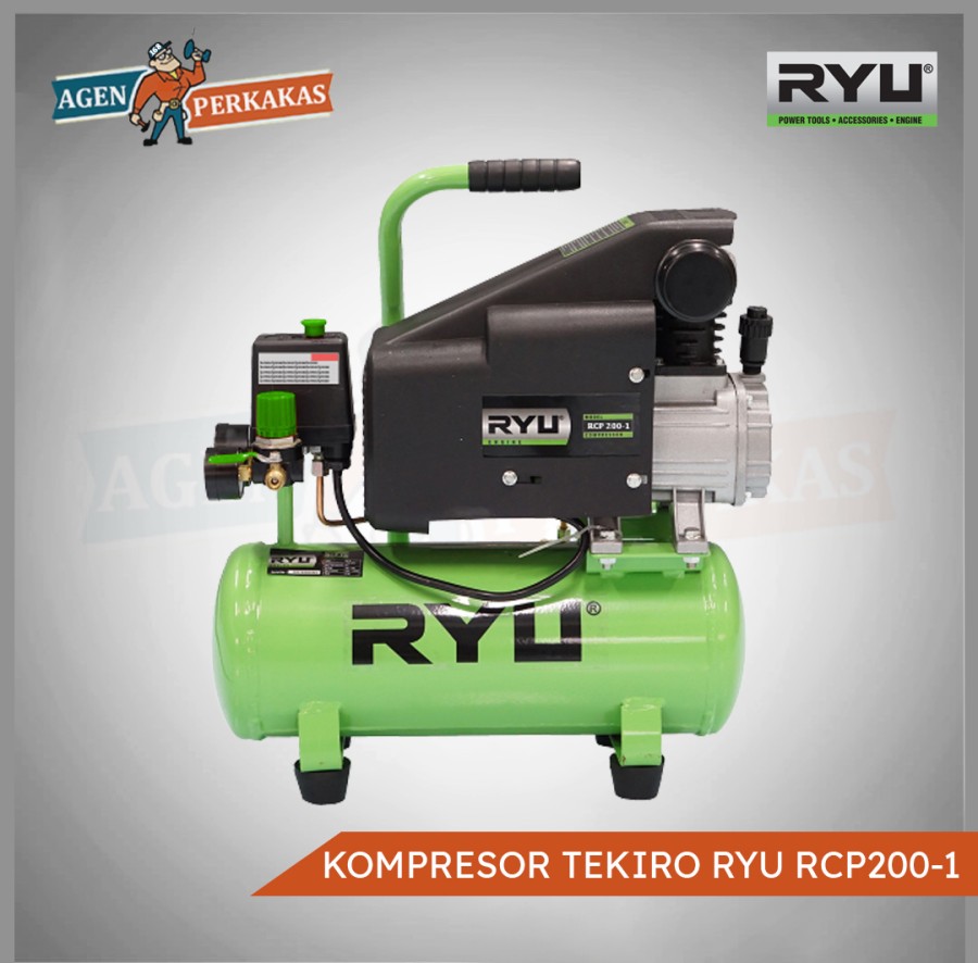 RYU RCP200-1 Kompresor 2 HP 2HP 35 Liter Portable Compressor | Lazada Indonesia