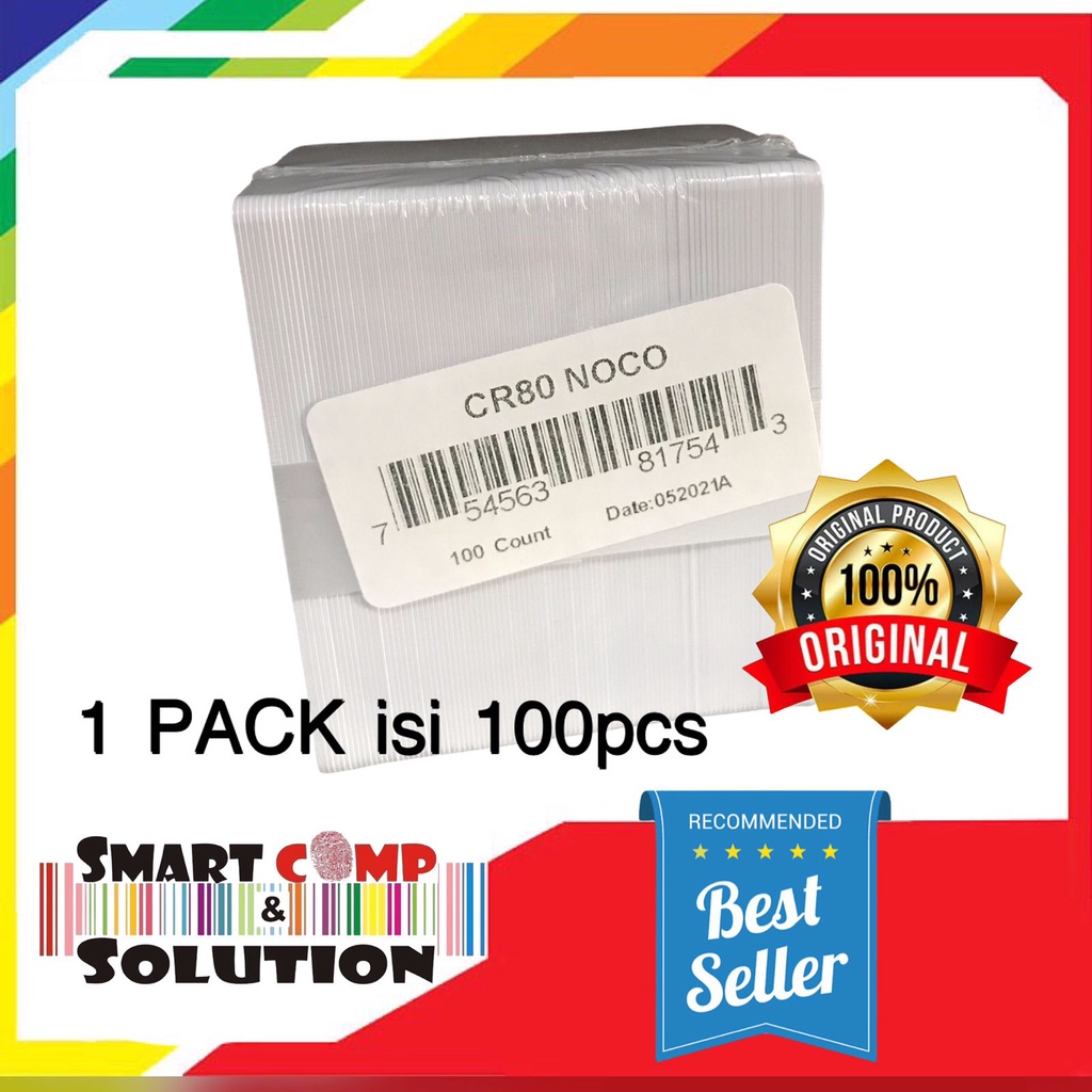 Kartu ID Card - ULTRA CARD HID CR-79 / CR-80 BLANK CARD PVC 100pcs ...