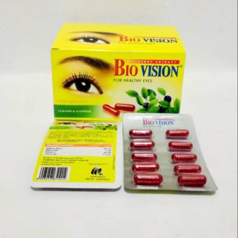 BIOVISION STRIP 10 CAPS VITAMIN KESEHATAN MATA BIOVISION | Lazada Indonesia