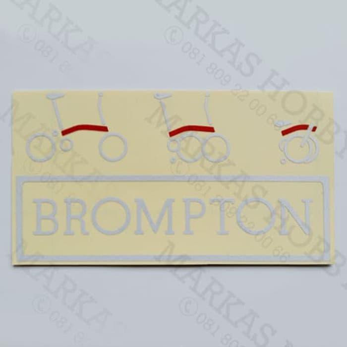 Stiker / Sticker Brompton Icon and Text Line | Lazada Indonesia