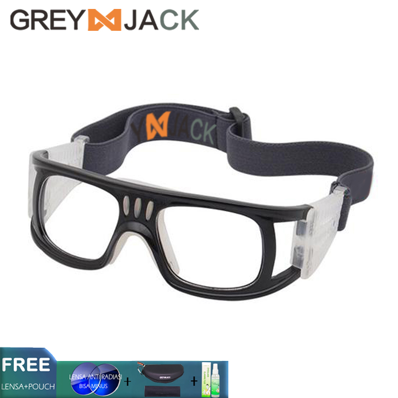 Grey jack/Kacamata Olahraga Sport Free Minus Lens (Futsal,Basket ...