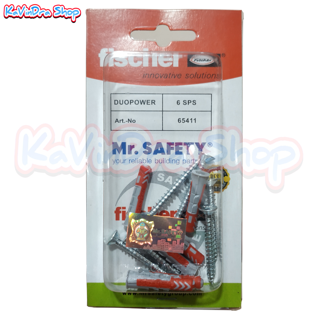 Angkur Fiser Phiser Piser Fischer DuoPower Small Pack Fischer + Sekrup ...