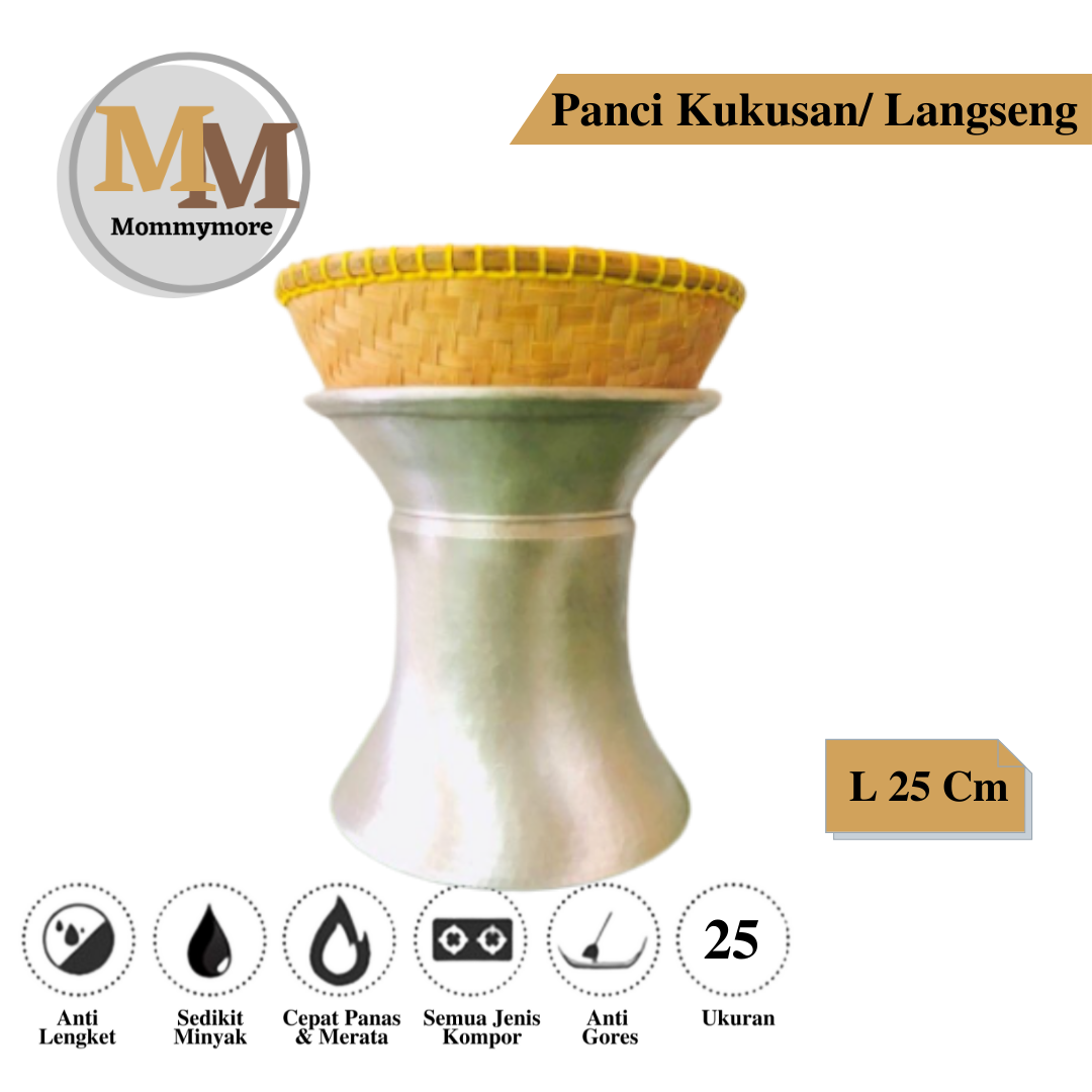Panci Kukusan Tradisional Aluminium Garut | Kukusan Khas Garut | Lazada ...