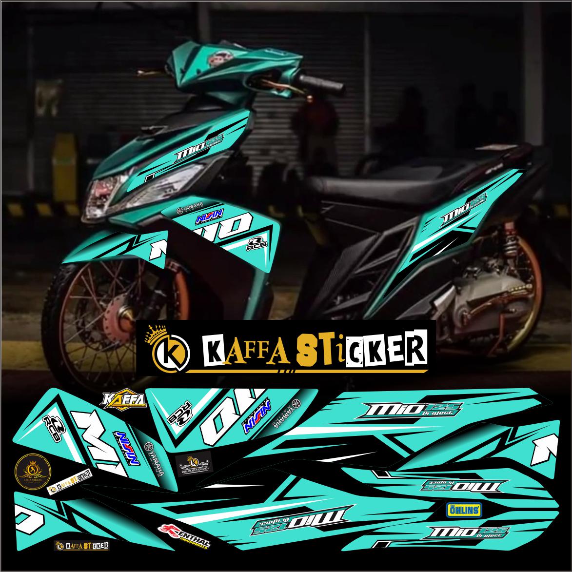 Stiker Striping Lis MIO M3 / Mio Z / Mio 125 Tahun 2014 2015 2016 2017 ...