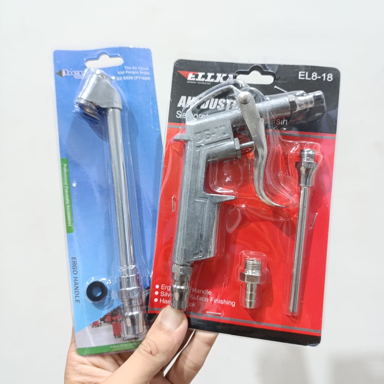 PAKET Air Duster Gun + Tire Air Chuck 6" - Semprotan Angin 2 Fungsi ...