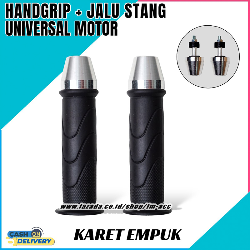[ REAL PICT ] Hand Grip Motor Karet Empuk Untuk Semua Jenis Motor ...