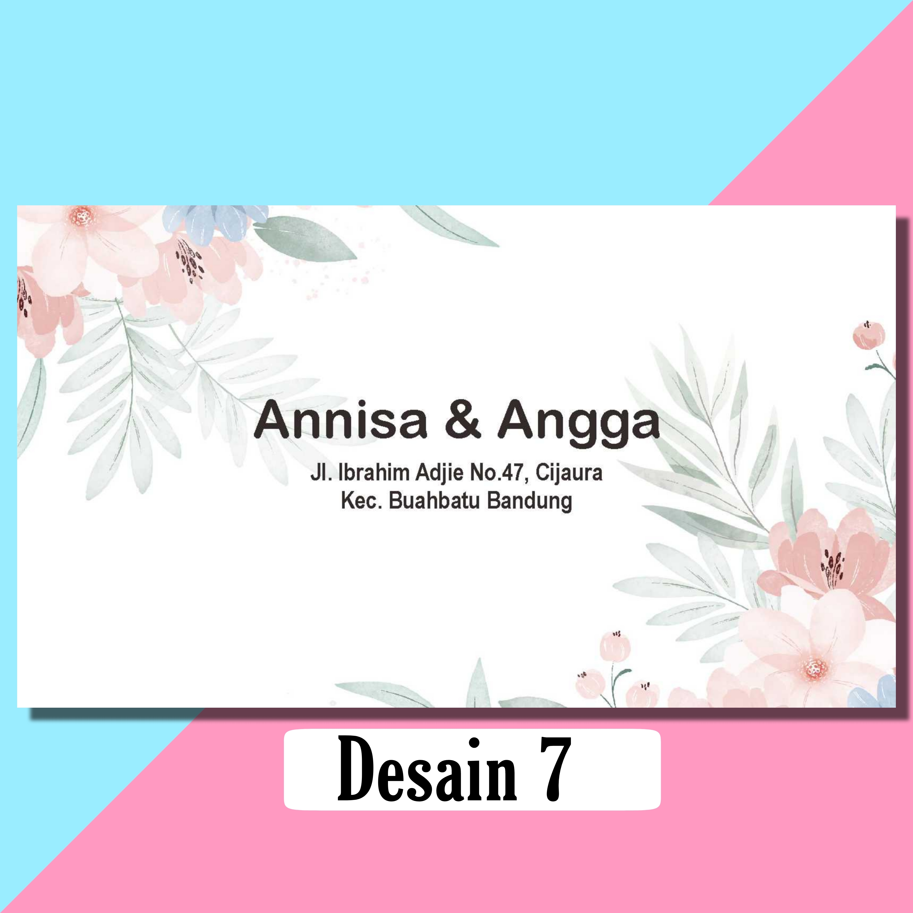 Amplop Kondangan Pernikahan Pakai Nama Dan Alamat Angpao Wedding Custom ...