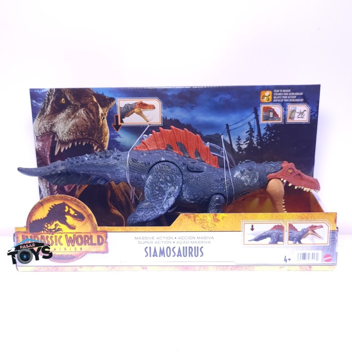 Jurassic World Dominion Massive Action Siamosaurus Dinosaur Figure ...