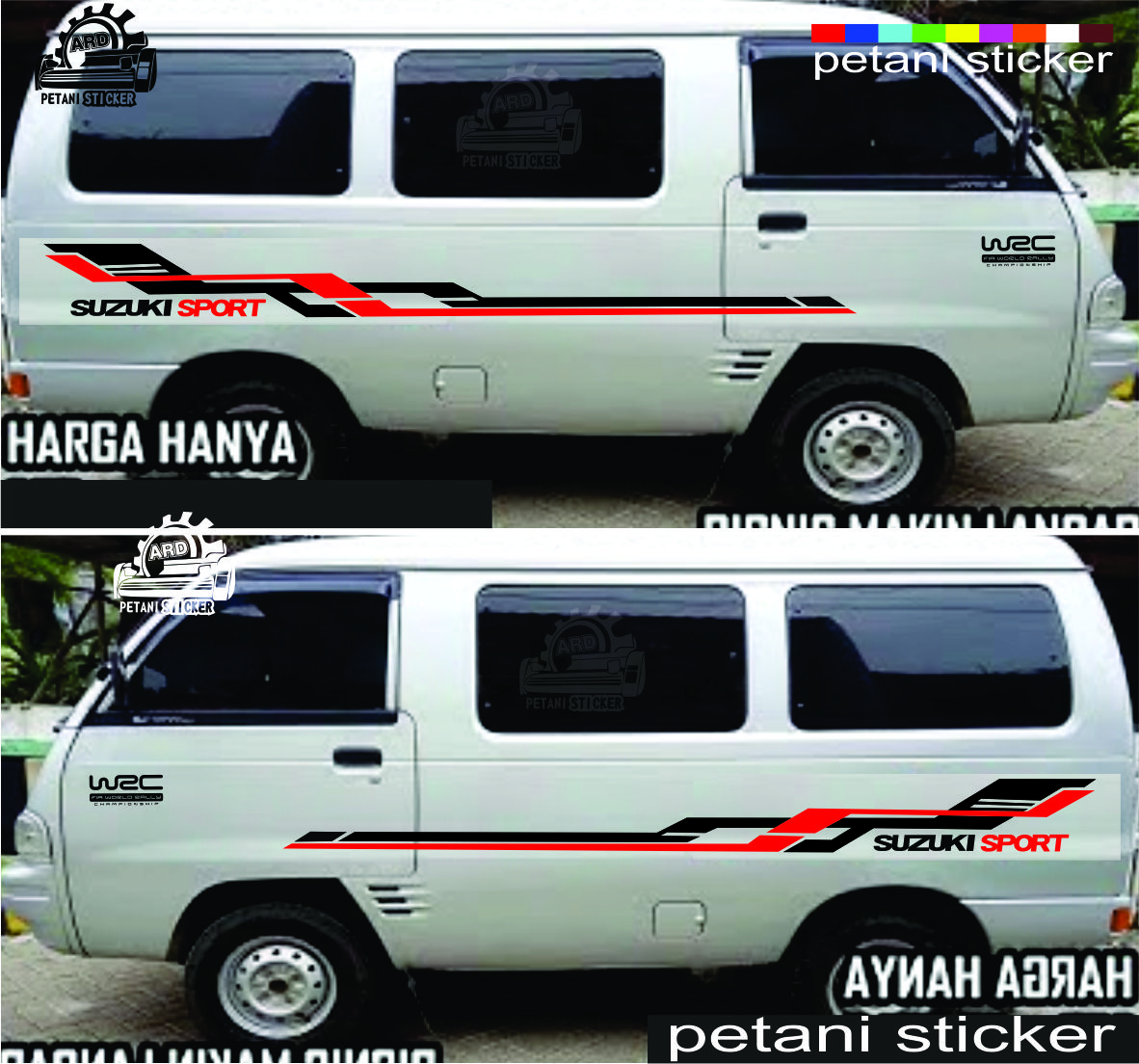 STIKER STICKER MOBIL SUZUKI CARRY LIST CARRY ST CARRY FUTURA SUZUKI ...
