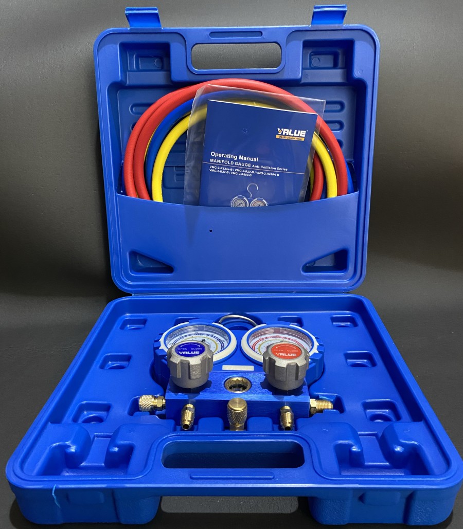 Manifold Set R410a Value VMG-2-R410a-B | Testing Manifold |Analyzer AC ...
