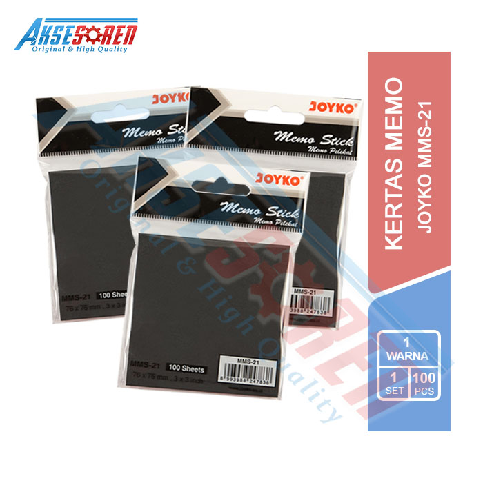 KERTAS STIKER BUKU TEMPEL JOYKO [MMS-21] / STICKY NOTE POLOS / KERTAS ...