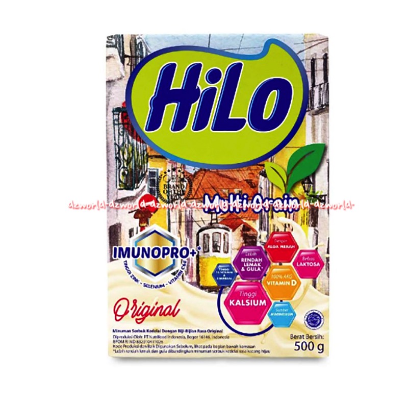 Hilo Multi Grain Original 500gr Imunopro Susu Untuk Kalsium Rendah ...