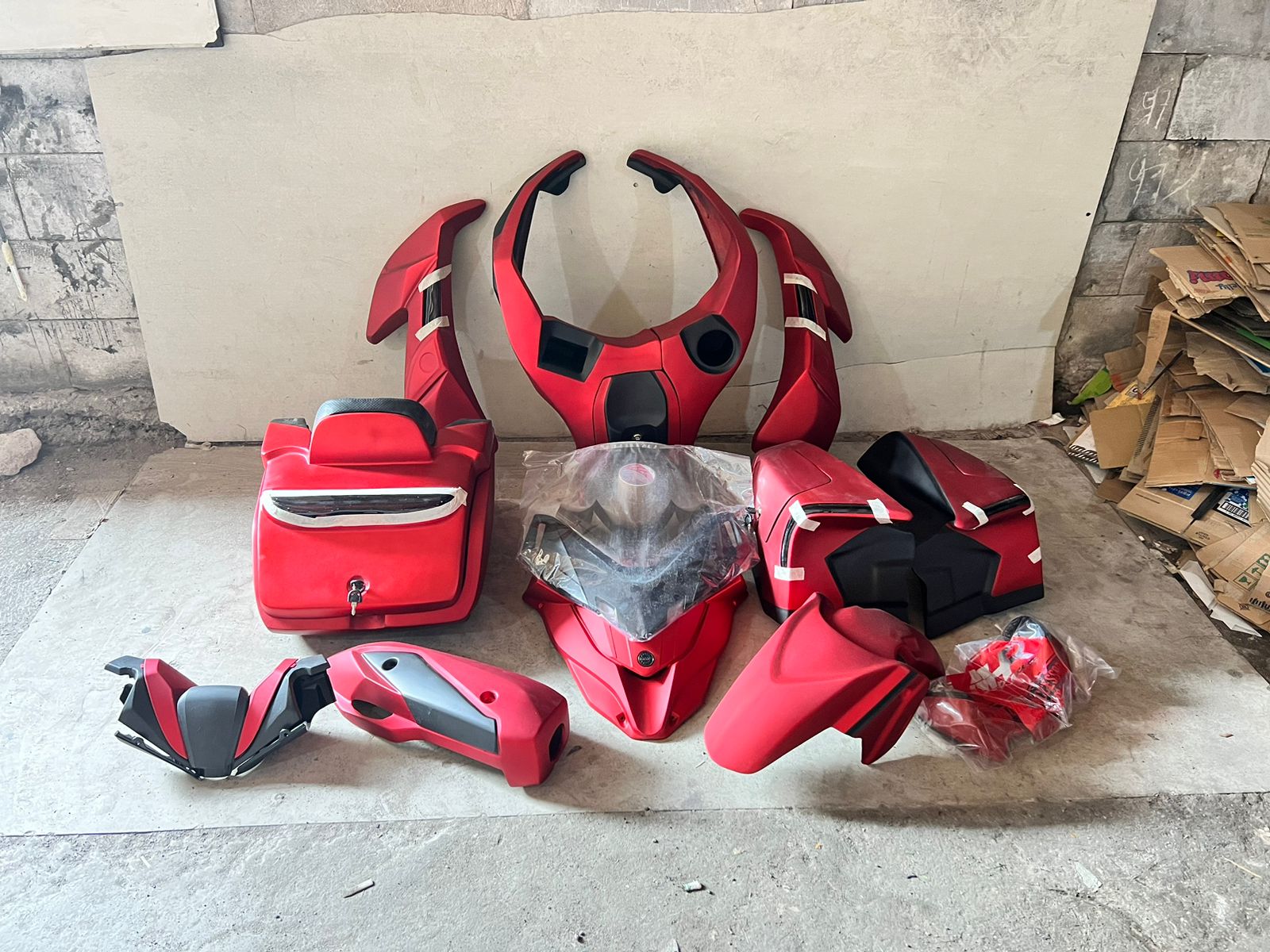 Full Body Modifikasi Honda PCX 160 Merah | Lazada Indonesia