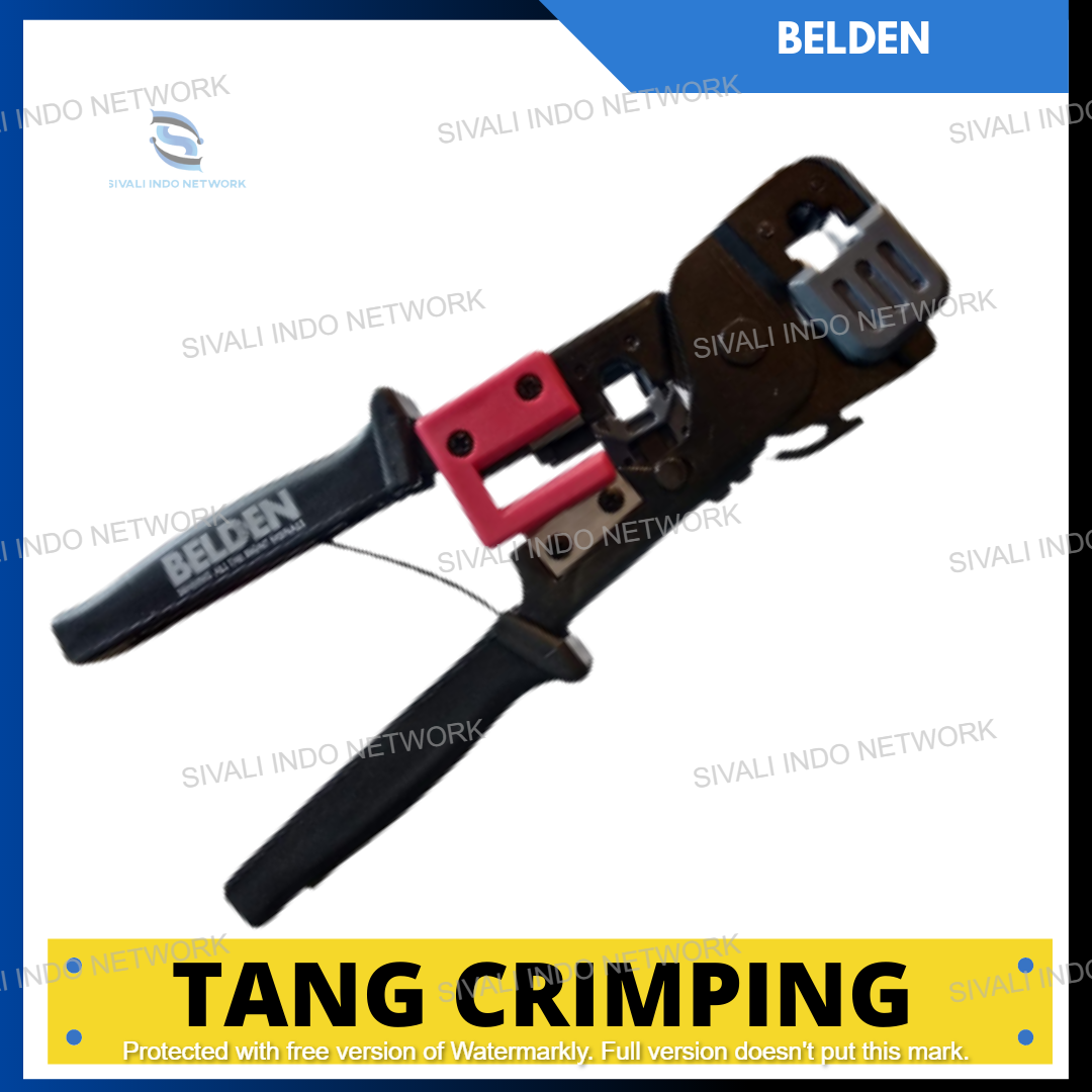 BELDEN CRIMPING TOOL TANG CRIMPING RJ45 RJ11 CAT5E CAT6 AP100007 | Lazada Indonesia