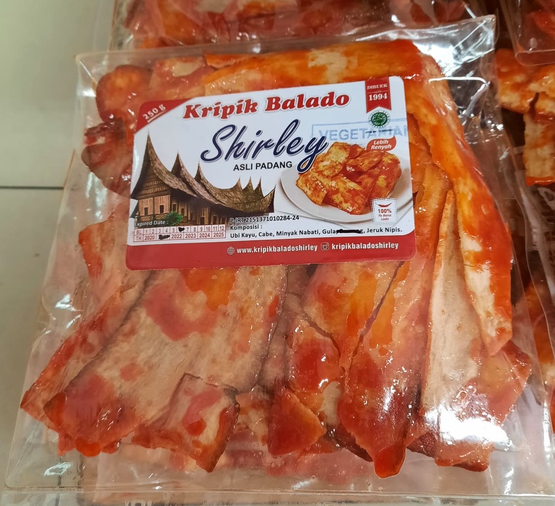 KERIPIK BALADO VEGETARIAN SHIRLEY 250 GRAM | Lazada Indonesia