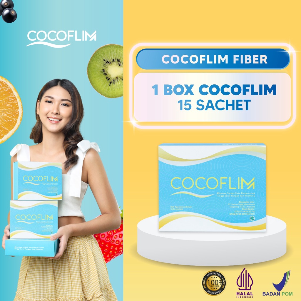 COCOFILM FIBER 1 BOX MINUMAN DIET SEHAT ISI 15 SACHEET - MINUMAN DIET ...
