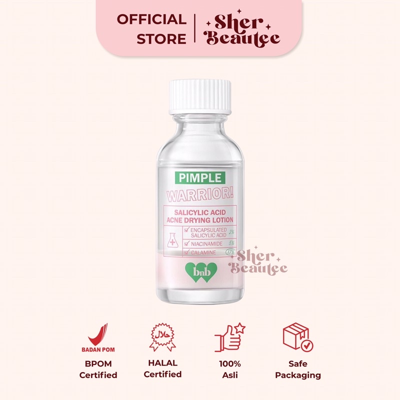 BNB barenbliss Pimple Warrior! Salicylic Acid Acne Drying Lotion 35gr ...