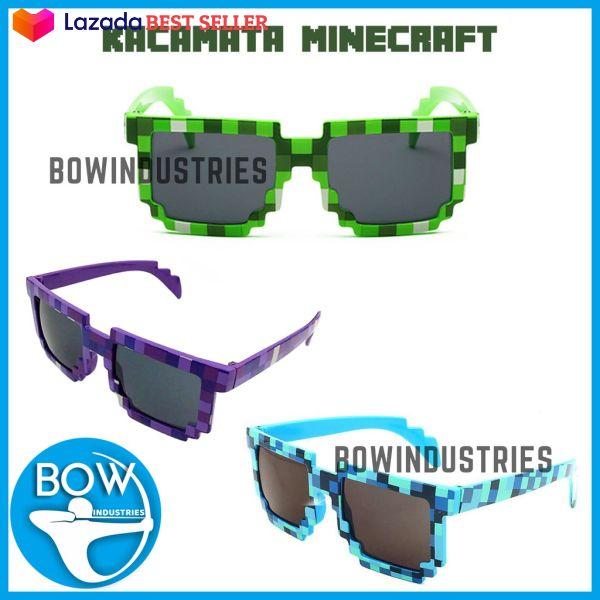 Kacamata Anak Minecraft Kacamata Warna 8-bit Minecraft Kaca Mata Thug ...