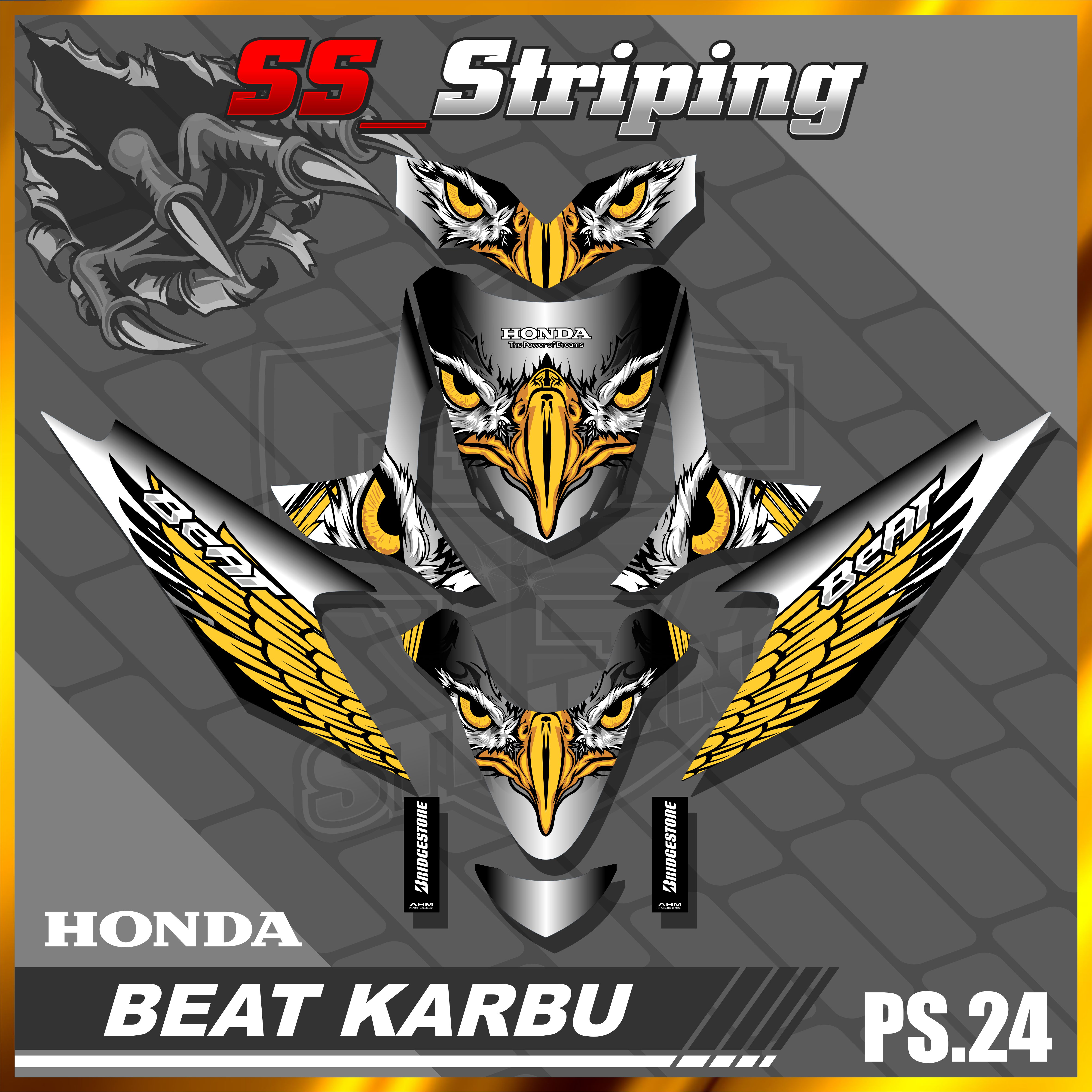 Decal Sticker Full Body Beat Karbu - Stiker Full Body Beat Karbu. PS ...