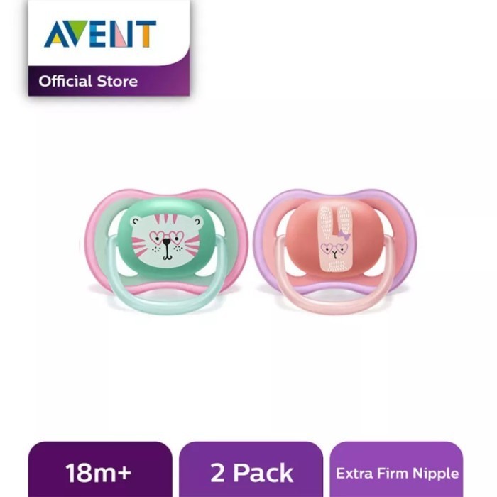 Philips Avent Ultra Air Pacifier 18m+ Orthodentic Empeng Bayi Avent ...