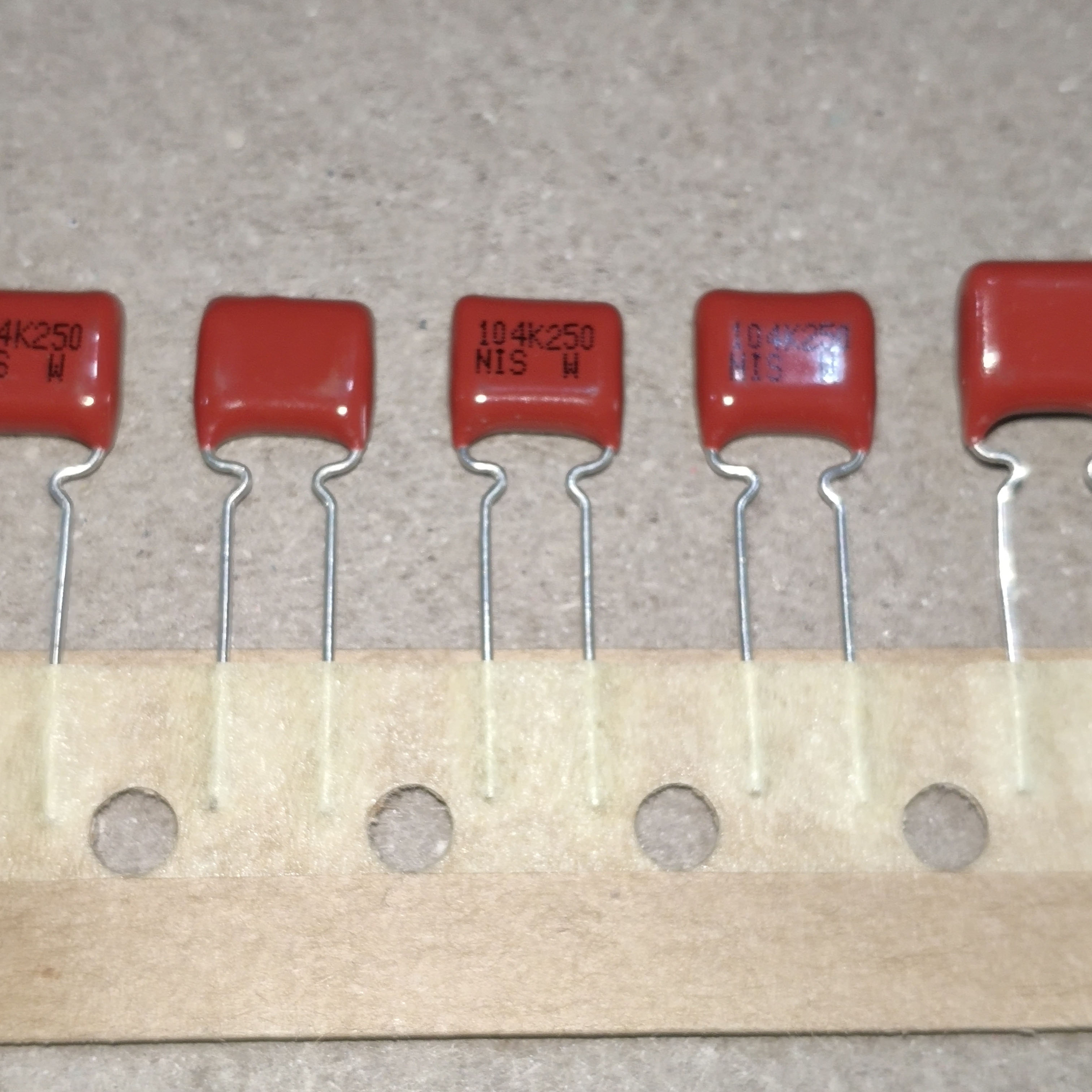 (isi 1) KAPASITOR MILAR 104J 250V JAPAN RENTENG. CAPASITOR MILAR 104/ ...