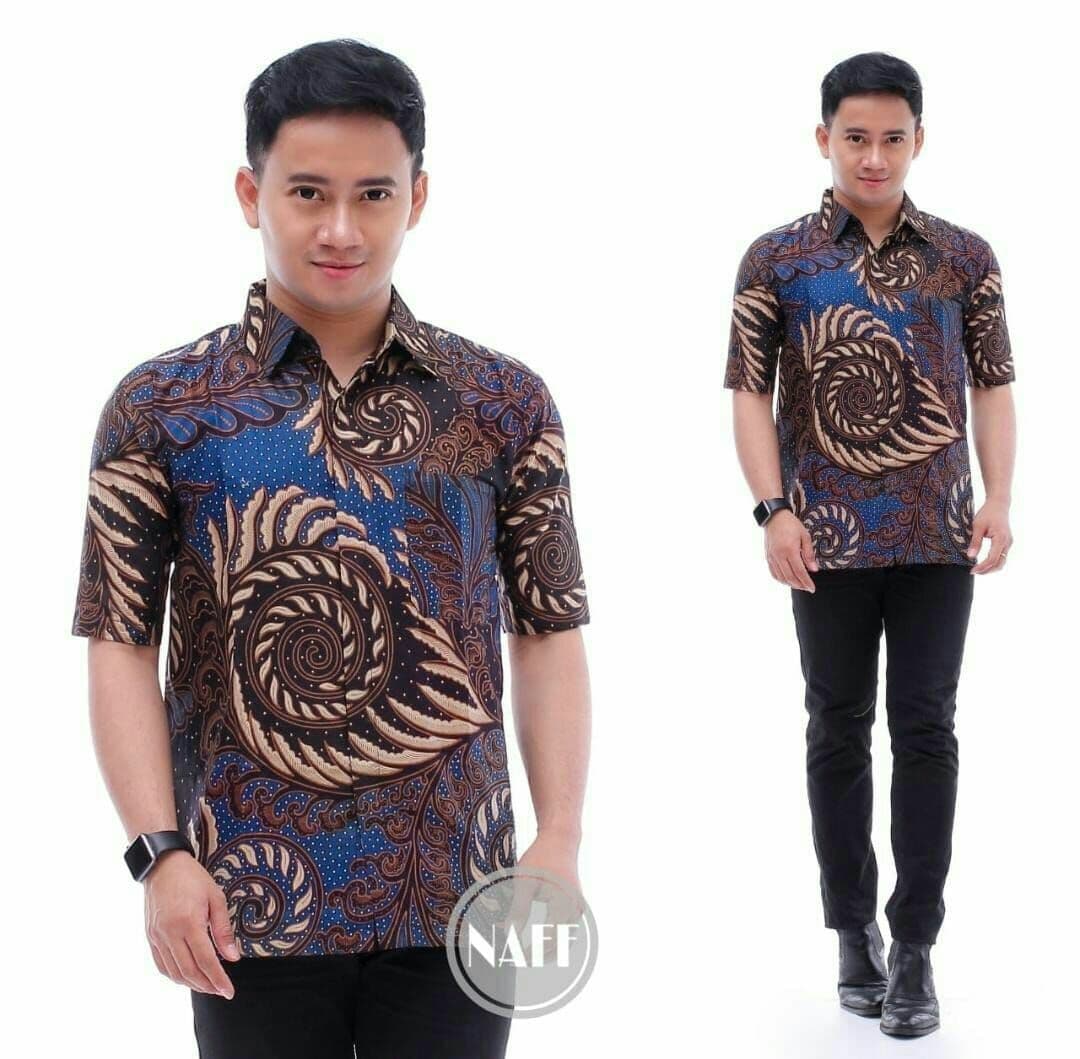 Batik Set Couple Keluarga Terbaru Puser Biru Realpict / set couple ...