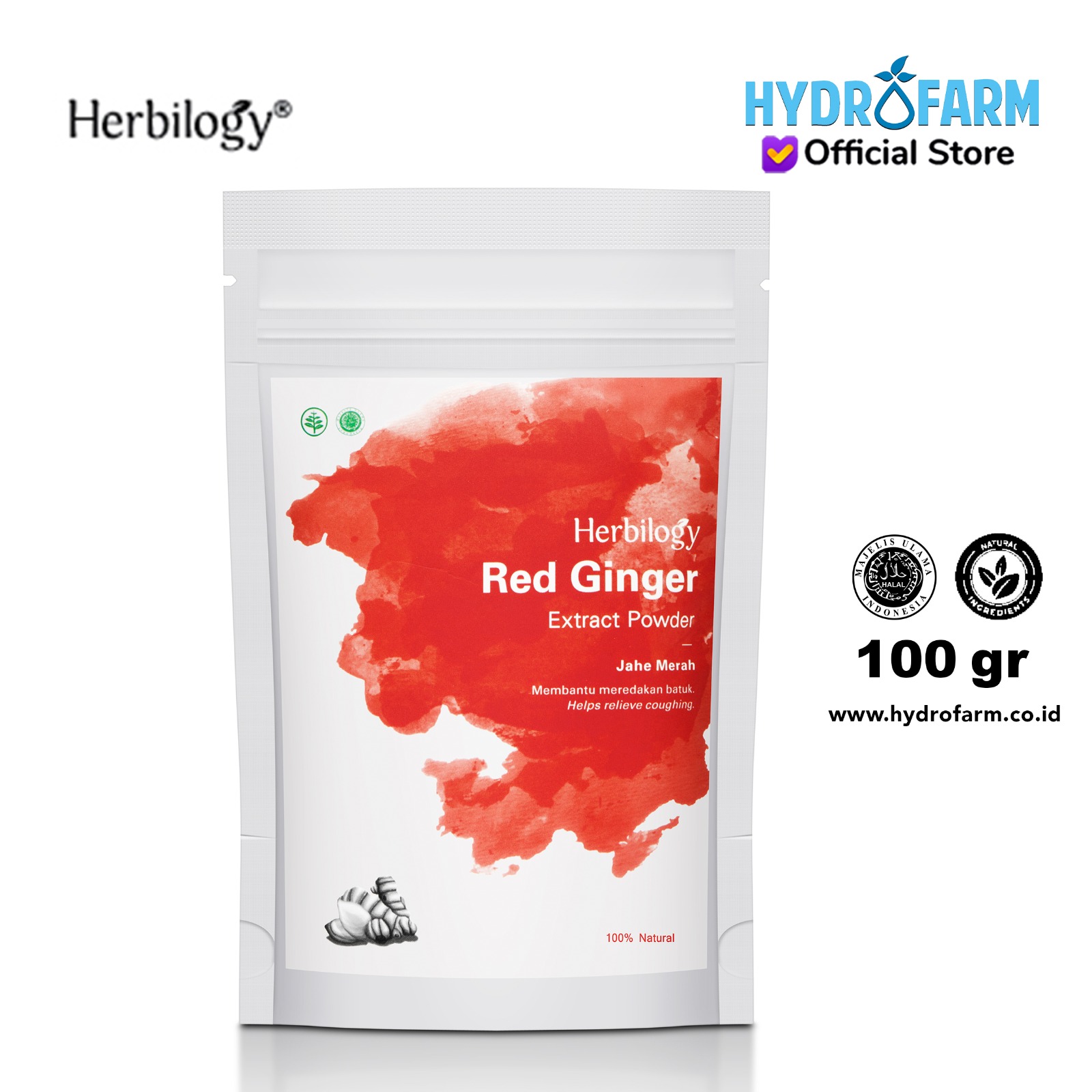 Herbilogy - Red Ginger (Jahe Merah) Extract Powder | Lazada Indonesia