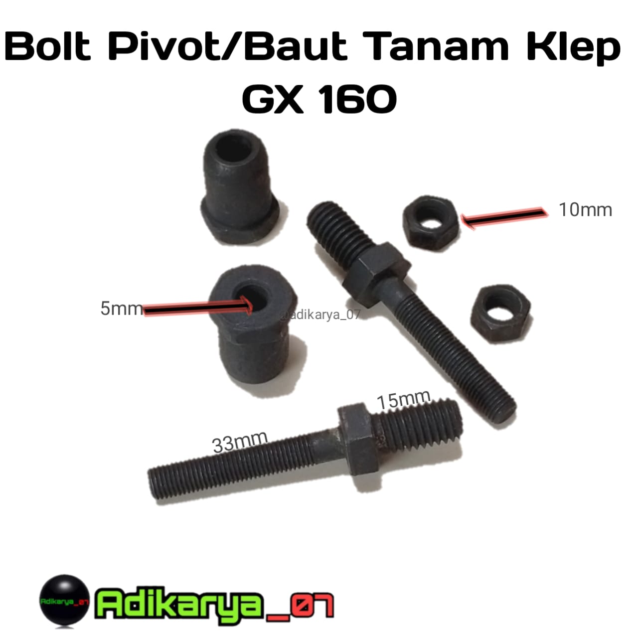 Bolt pivot baut tanam klep GX160 GX200 | Lazada Indonesia