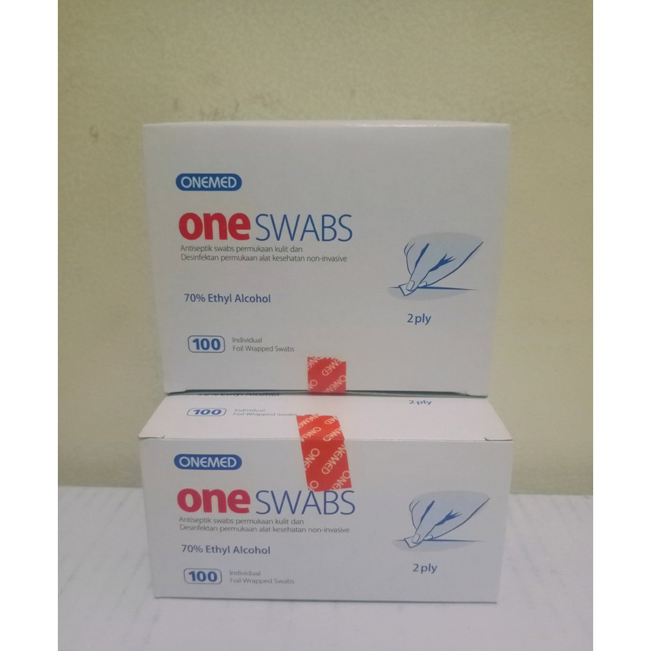 ALKOHOL SWAB ONEMED / ALKOHOL ONEMED SWAB | Lazada Indonesia